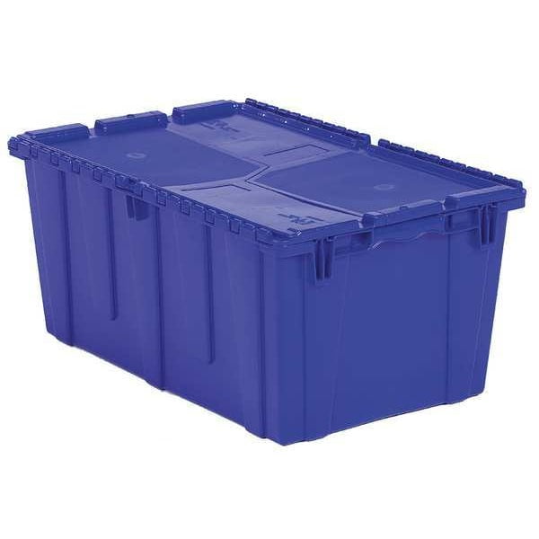 Orbis Attached Lid Container,Blue,Solid,HDPE FP243 Blue - Walmart.com