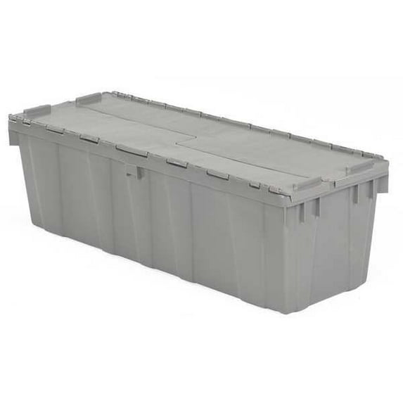 Orbis Attached Lid Container,Gray,Solid,HDPE FP32 Gray - Walmart.com