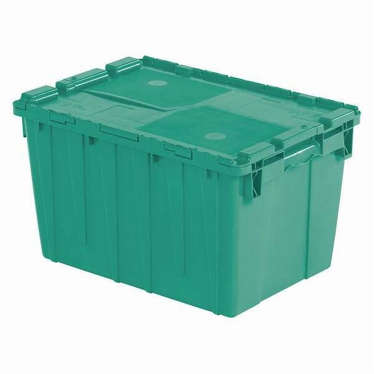 Orbis Attached Lid Container,Green,Solid,HDPE FP183 Green - Walmart.com