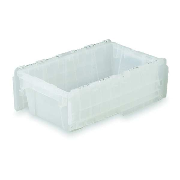 Orbis Attached Lid Ctr,Translucent,Solid,HDPE FP075 Clear - Walmart.com