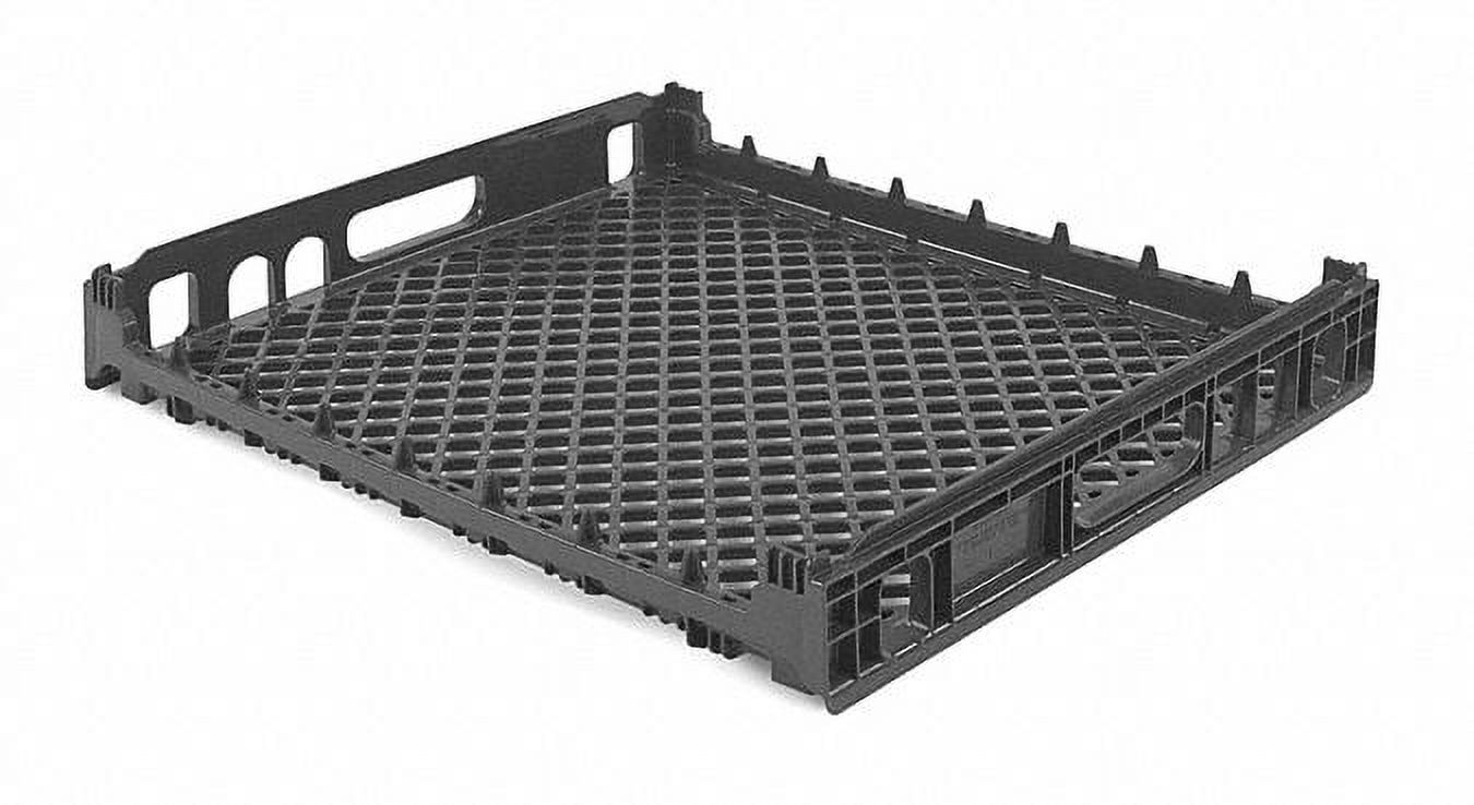 Orbis Bun Basket,25.8x21.6x3.5 in H,Plastic NPL620B-06Q BLACK - Walmart.com