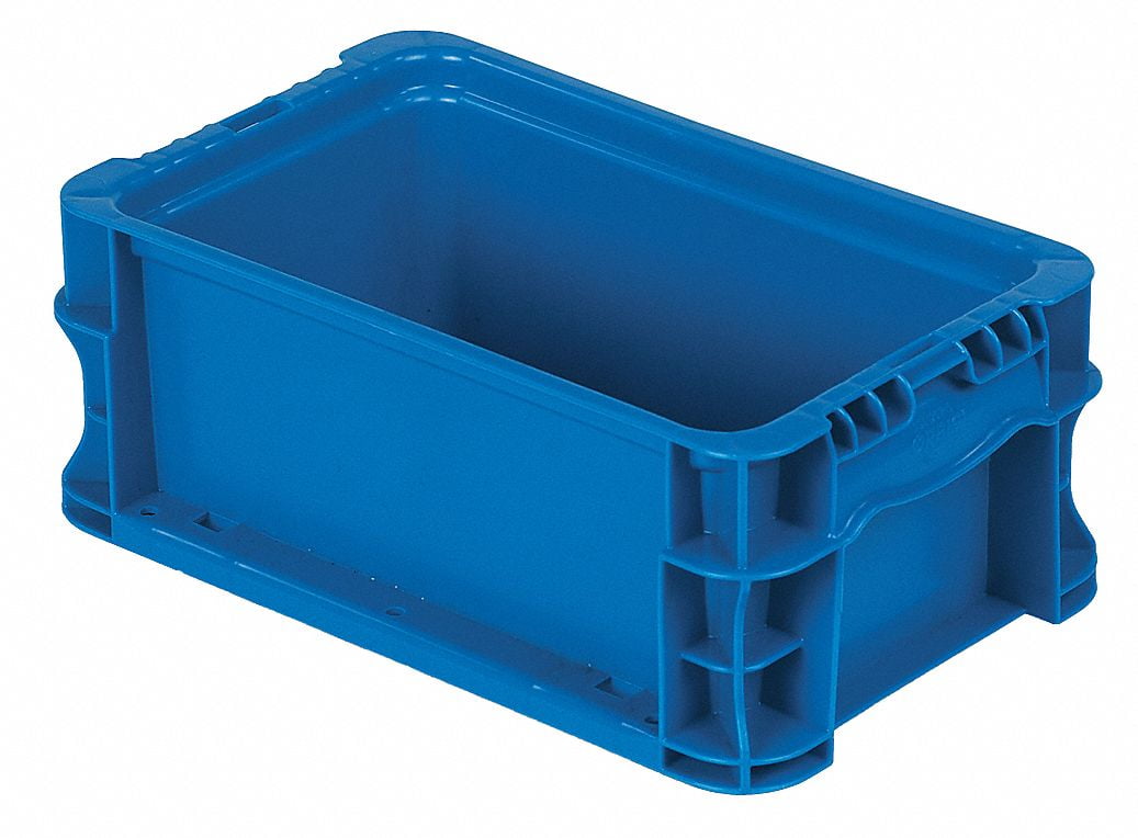 Orbis Straight Wall Container,Blue,Solid,HDPE NSO1207-5 ROYAL BLUE ...