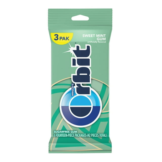 Orbit 1PACK,Sweet Mint Sugar Free - Walmart.com