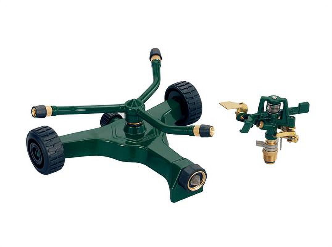 Orbit 2 in 1 Lawn Impact Sprinkler & 3-Arm Rotary Yard Sprinkler w ...