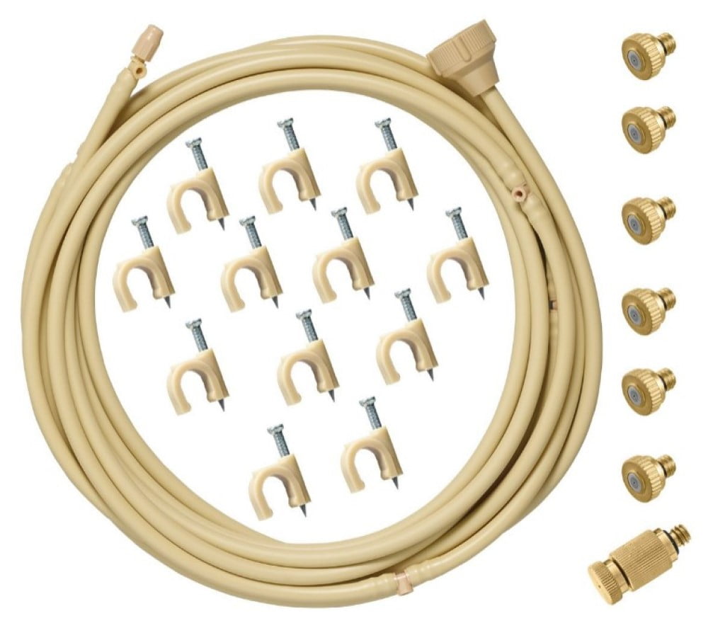Orbit 20030 Basic Mist Cooling Kit, 10 ft. Feed Line, 12 ft. Mist Line ...