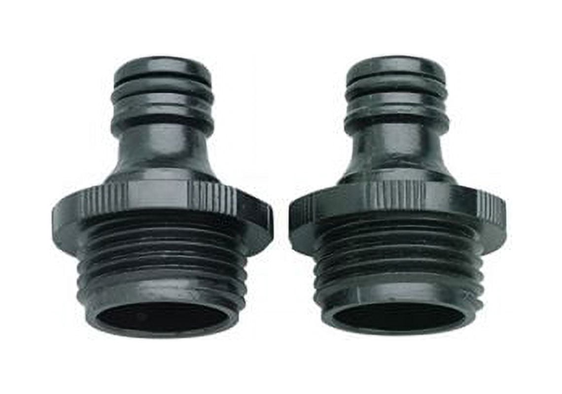 Orbit 2pk Plastic Male Thread Hose Quick Connect Parts, Fast Release ...