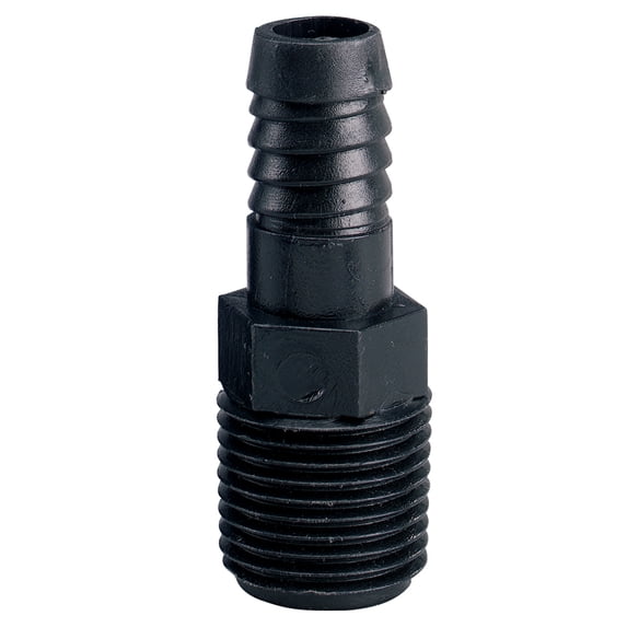 Orbit 3/4" Thread x 1/2" Barb Funny Flex Pipe Sprinkler Fitting Adapter ...