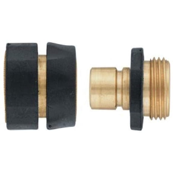 Orbit 3 Pack 58117 Brass Hose Quick Connect Set - Walmart.com