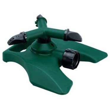 Orbit Irrigation 3-Arm Rotating Sprinkler on Telescoping Step Spike ...