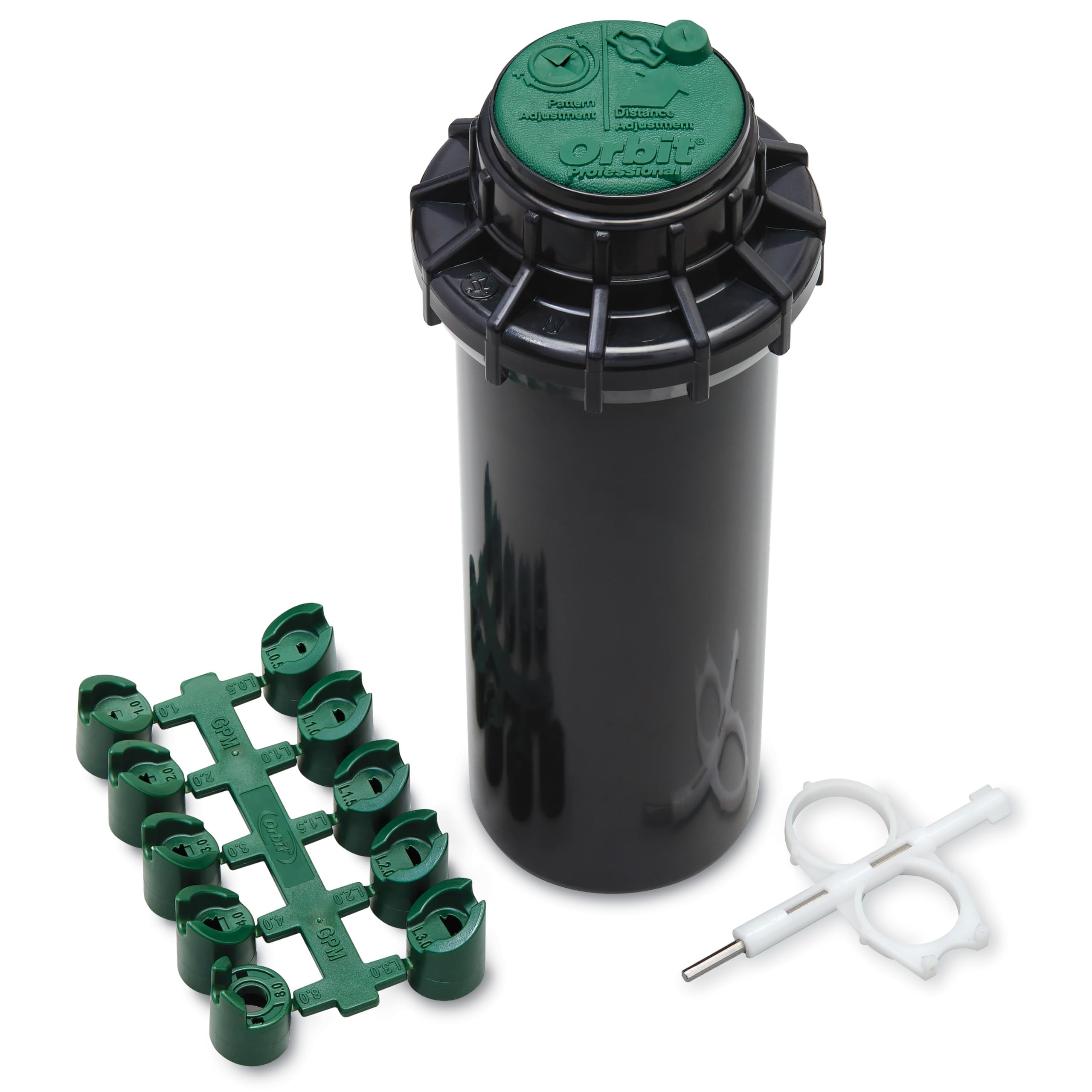 Orbit 55661 Voyager II Adjustable Pop-Up Gear Drive Sprinkler Head ...