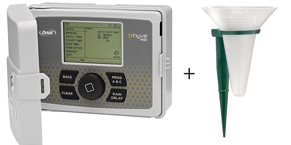 Orbit 57946 B-hyve Indoor/Outdoor 6 Station WiFi Sprinkler System ...