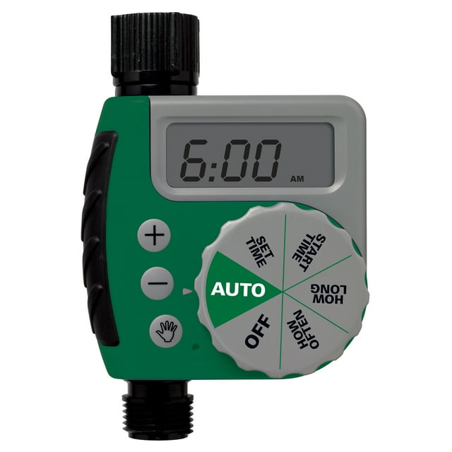 Orbit 62061Z One Dial Garden Hose Digital Water Timer, Lawn Yard Faucet ...