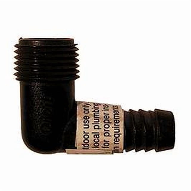 Orbit Funny Pipe Sprinkler Fitting - 1/2" MPT X Barb 90 Elbow - Walmart ...