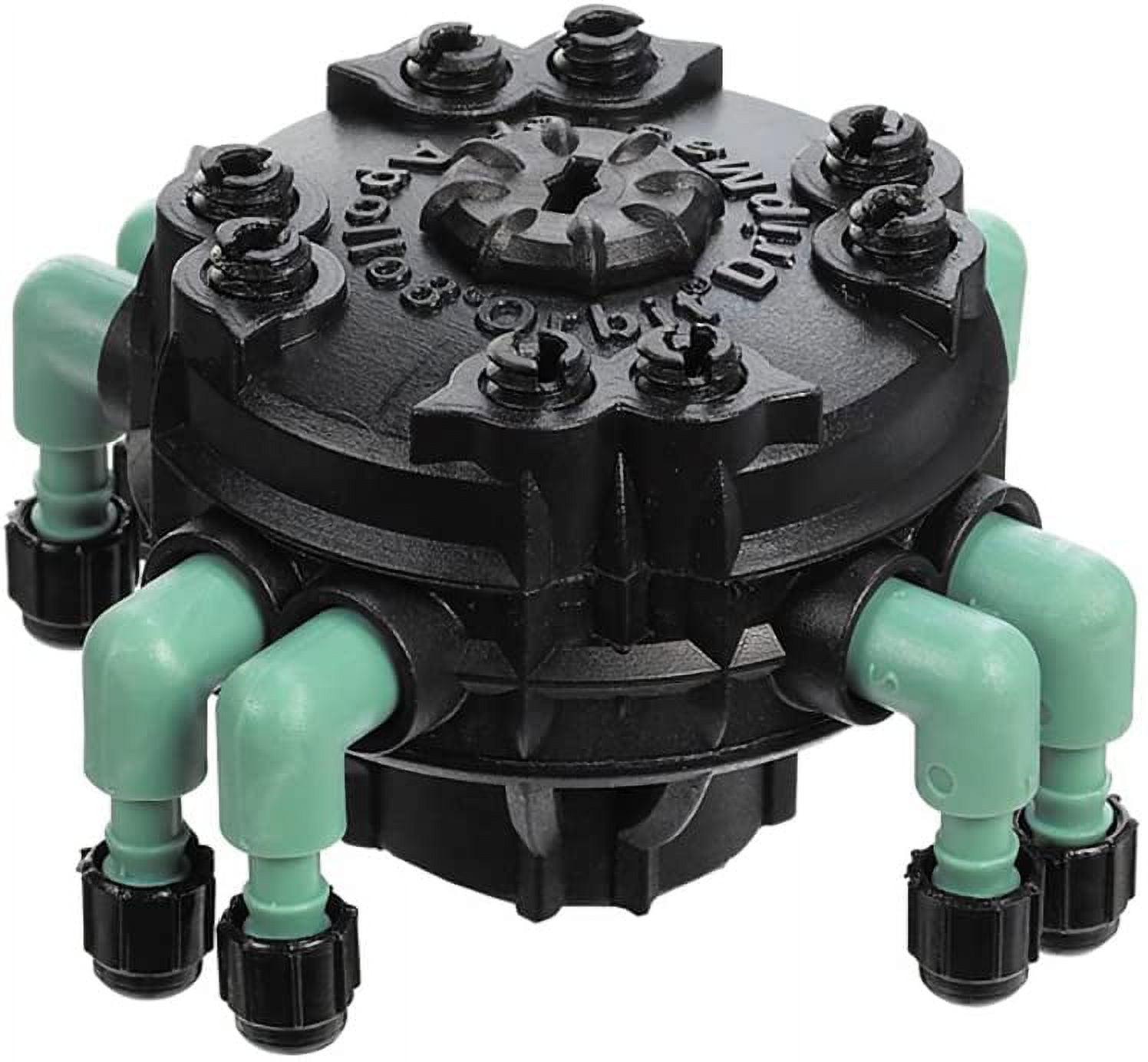 Orbit Adjustable Flow 8-Port Drip Manifold for 1/4" Micro Irrigation ...