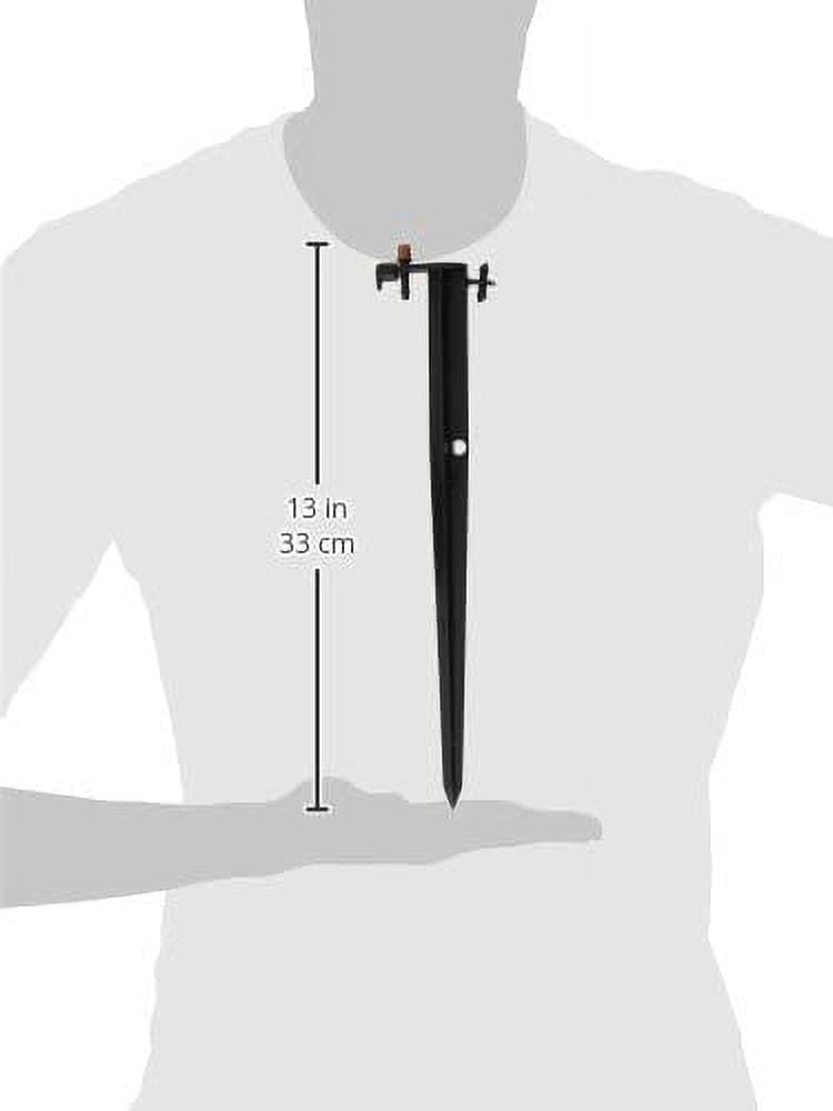 Orbit Adjustable Flow Full Pattern Micro-Sprinkler on 12" Stake for ...