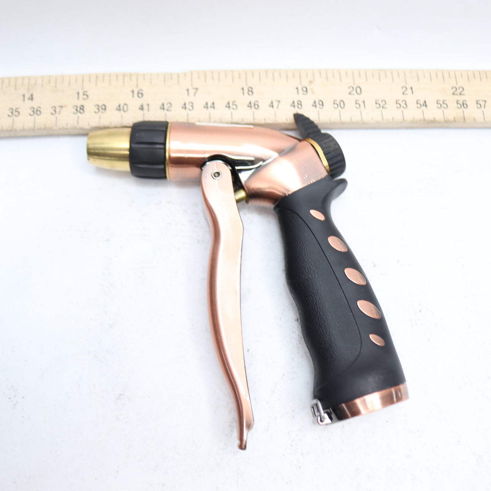 Orbit Adjustable Zinc Front Trigger Spray Hose Nozzle - Copper ...