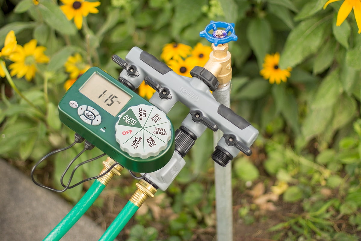Programmable Yard Watering Kit w/2 Valves and Manifold - Walmart.com