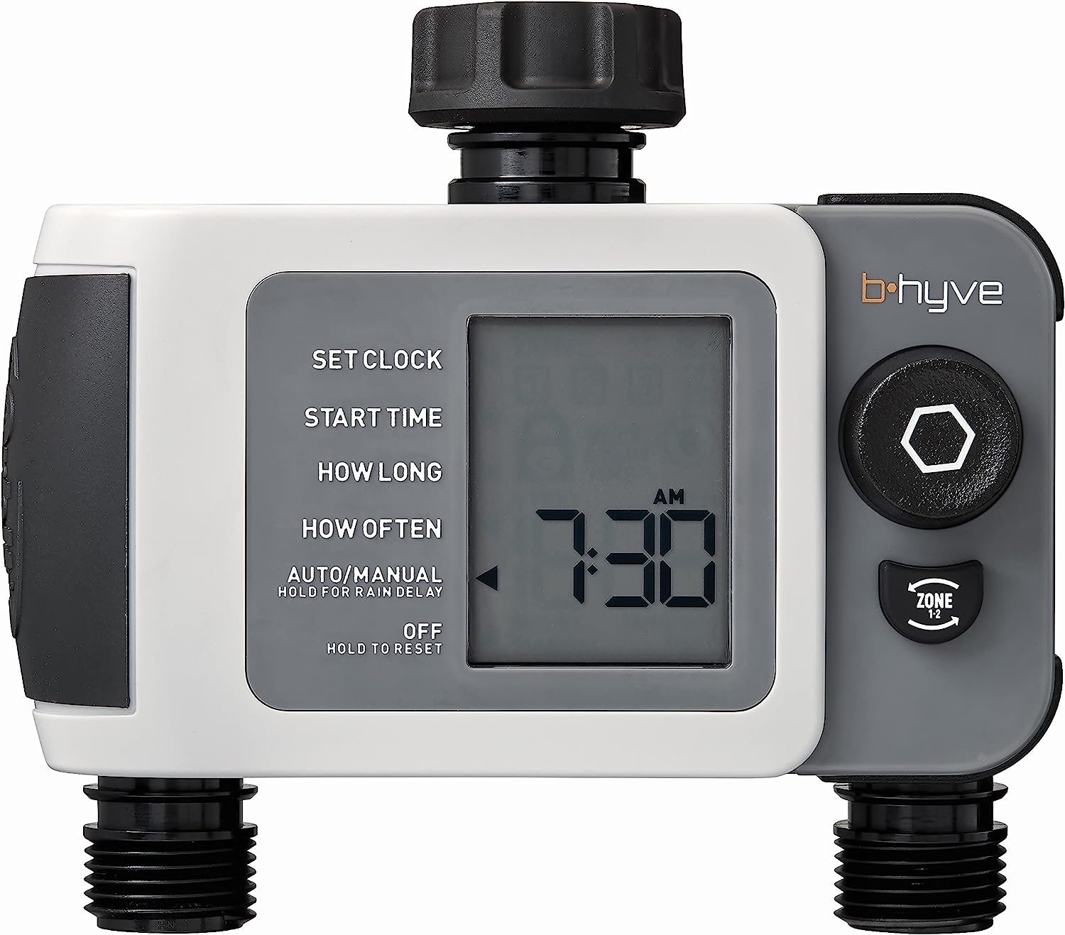 Orbit Irrigation 3-Arm Rotating Sprinkler on Telescoping Step Spike ...