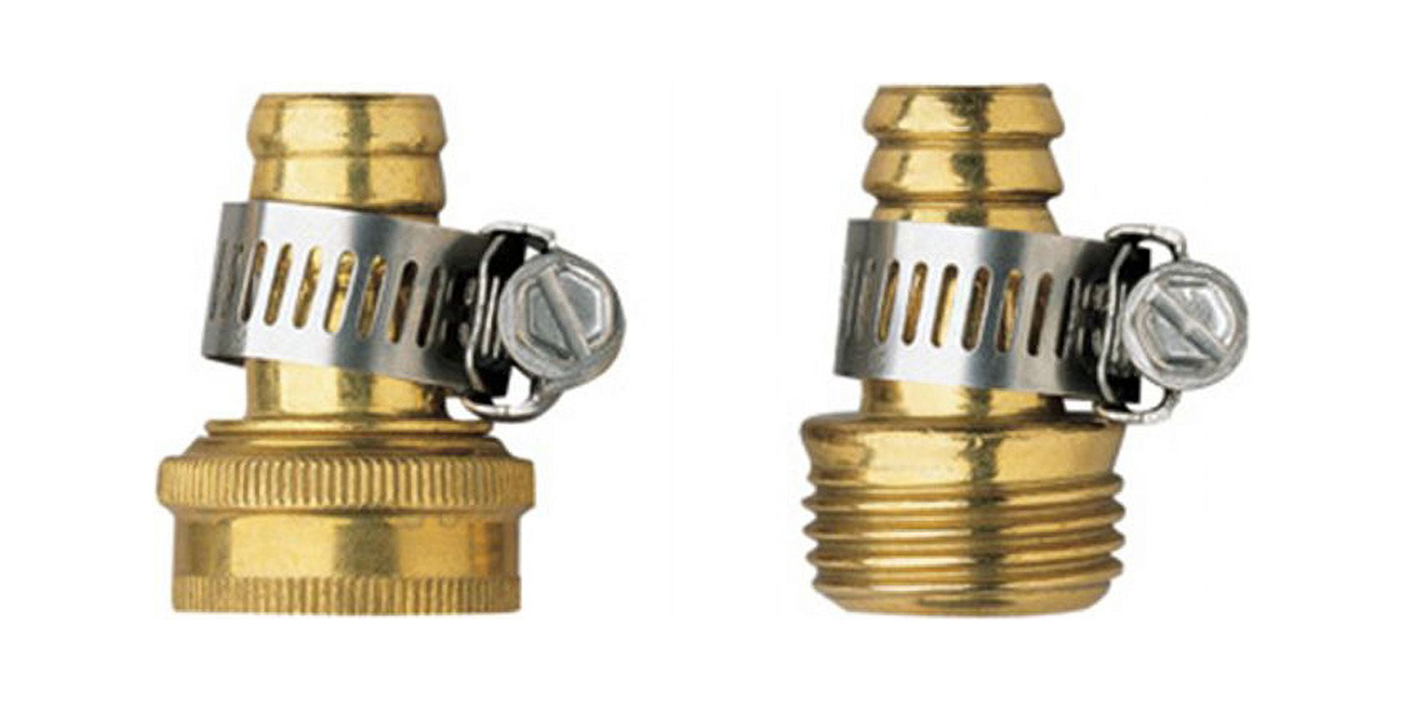 Orbit Brass Male and Female Shank Menders for 5/8 inch hoses - Walmart.com