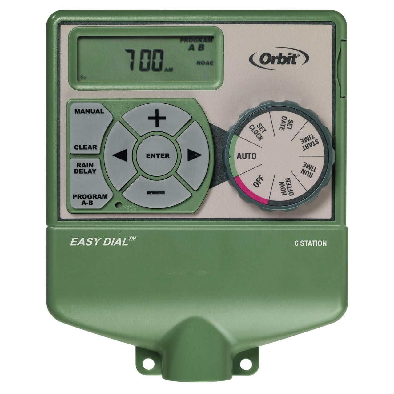 Orbit, Sprinkler Timer System, Easy Dial 6 Zone, Indoor Programmable ...