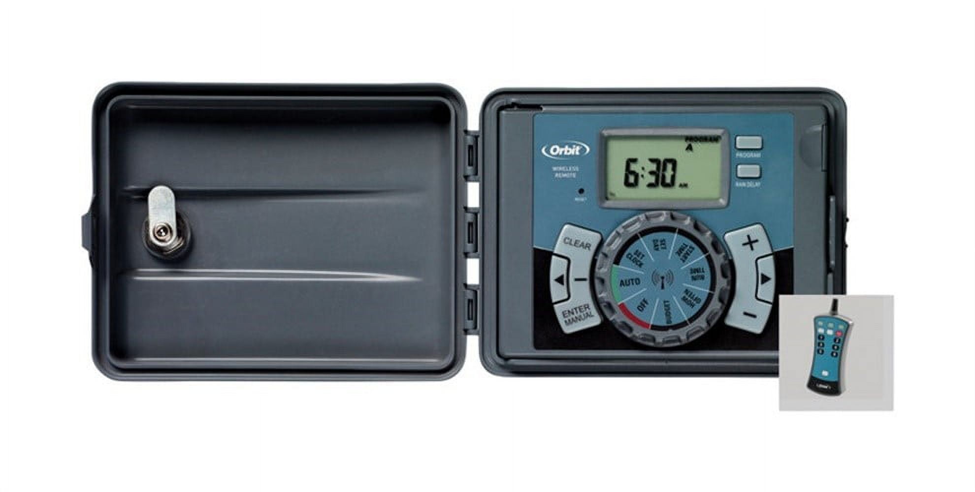 Orbit Easy-Set Logic Programmable 6 Sprinkler Timer with Remote ...