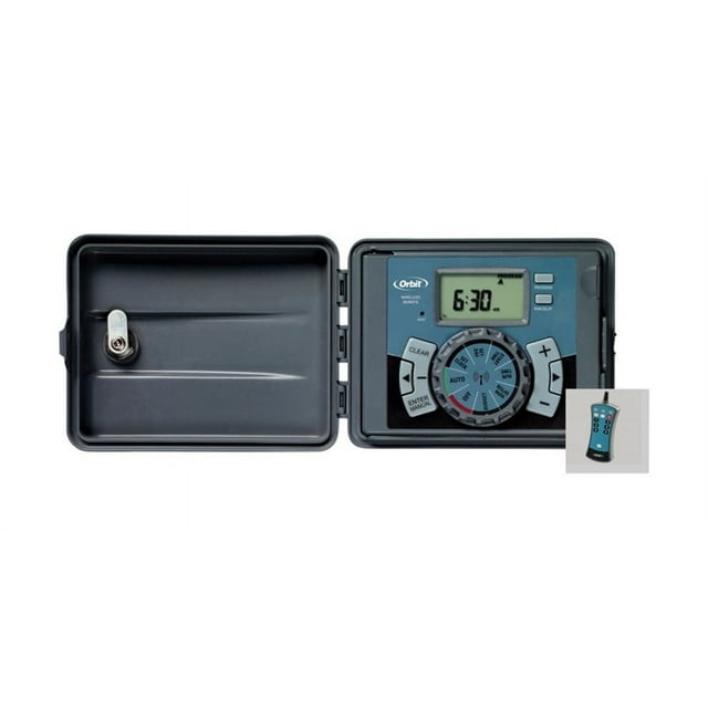 Orbit Easy-Set Logic Programmable 6 Sprinkler Timer with Remote ...