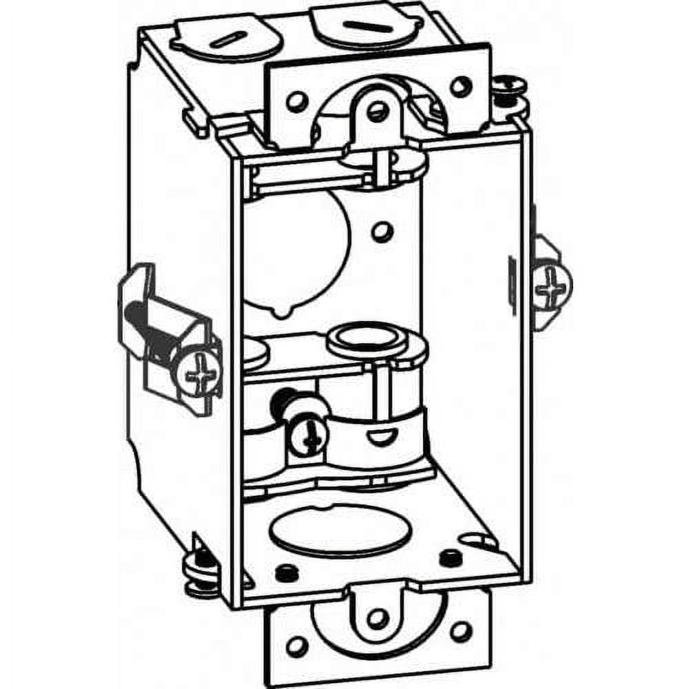 Orbit GB-1-MC-OW, 2-1/2" Deep, Gangable 1-Gang Switch Box With MC ...