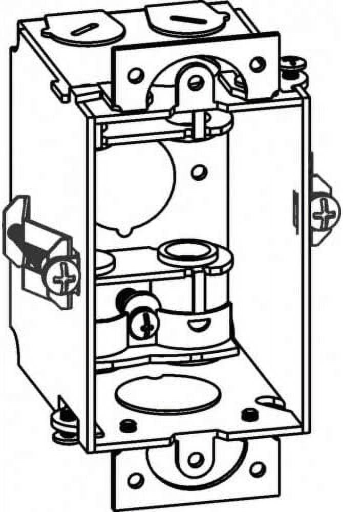 Orbit GB-1-MC-OW, 2-1/2" Deep, Gangable 1-Gang Switch Box with MC ...