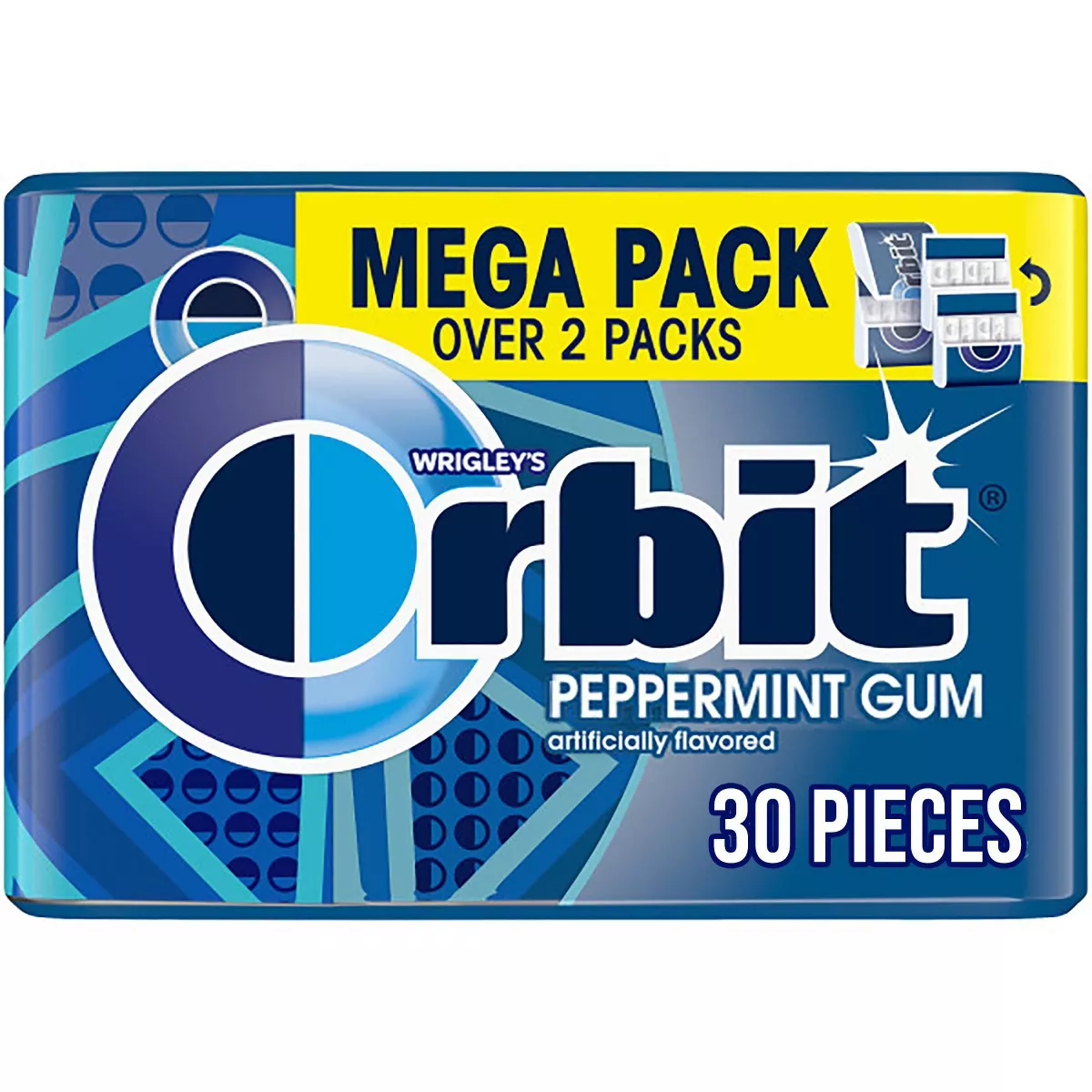 Orbit Gum Peppermint Sugar Free Chewing Gum - 30ct(Packaging May Vary ...