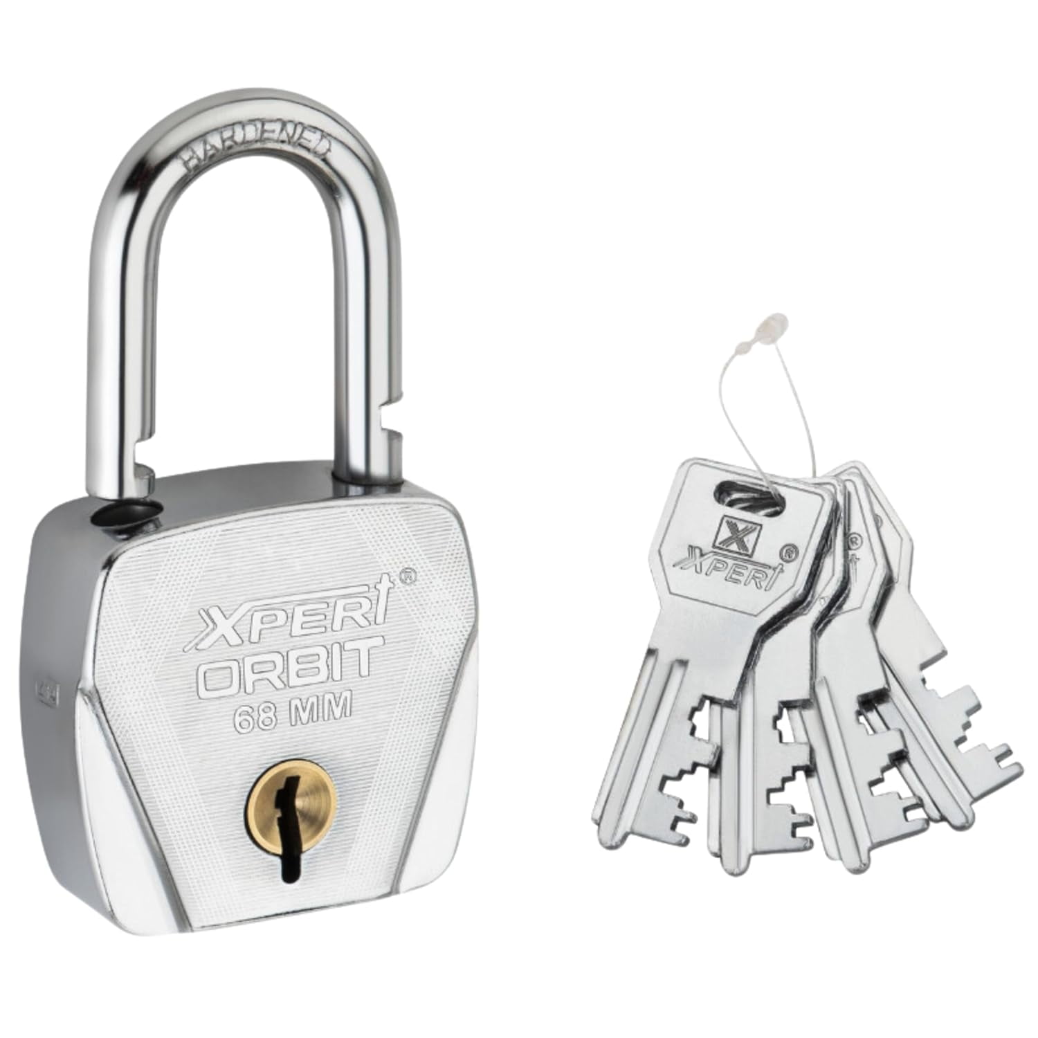 Orbit Lock and Key by Xpert Padlocks for Home Door Lock with 4 Keys ...