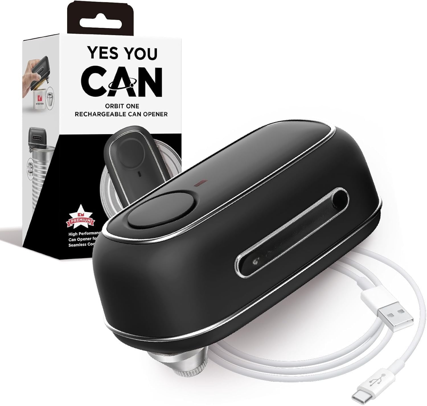 Orbit One Can Opener: Hands-, -C , Automatic Stop, Smooth Edge, Safety ...