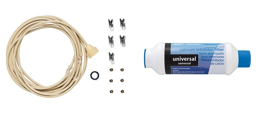 Orbit Portable Outdoor Mist System and Misting Calcium Inhibitor Filter ...