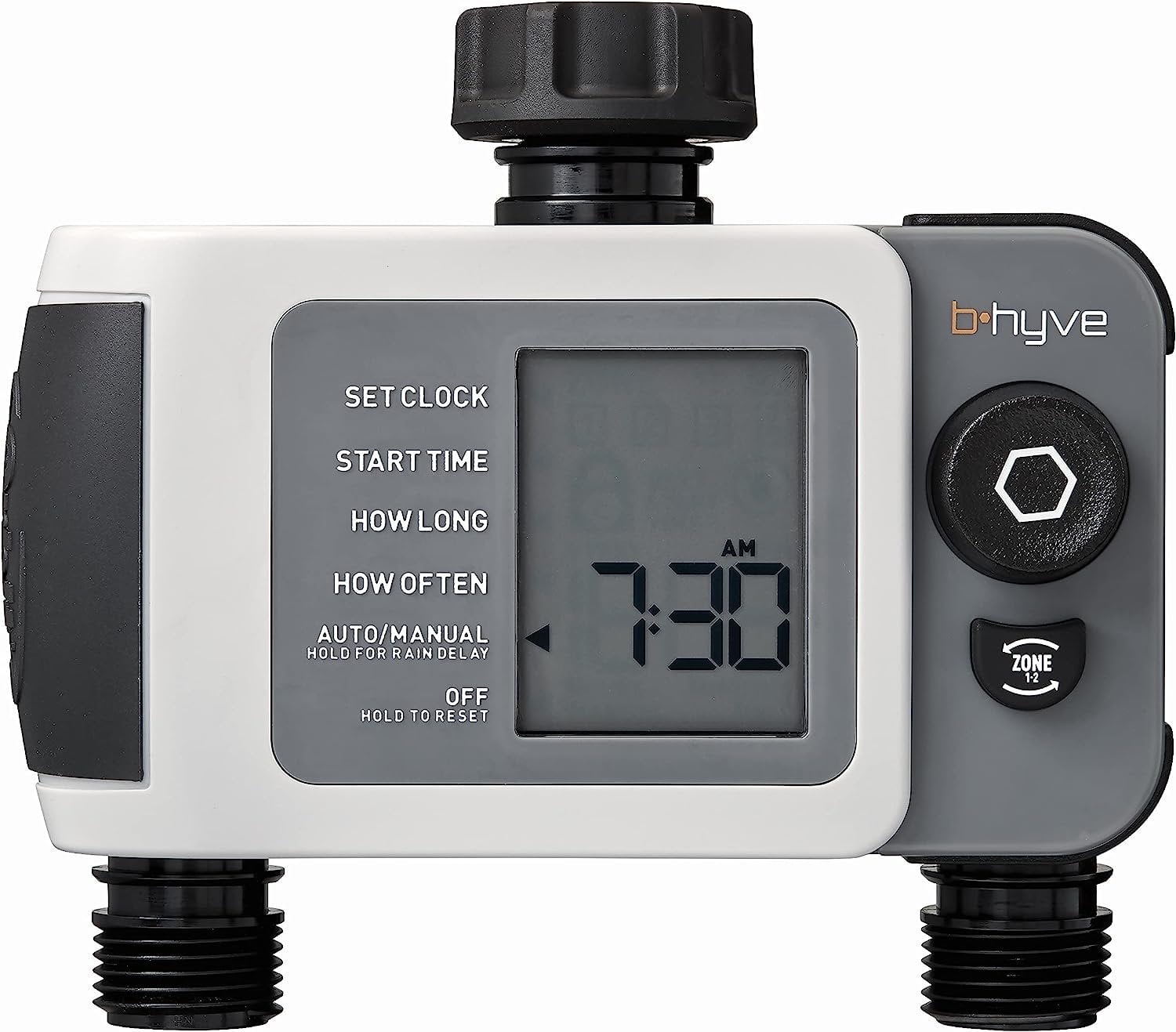 Orbit B-hyve XD Smart Programmable 2-Outlet Hose Faucet Timer for ...