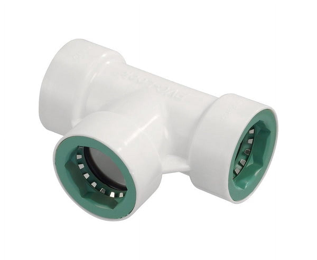 Orbit Pvc-Lock 1/2 In. Push X 1/2 In. Dia. Push Plastic Tee Connector ...