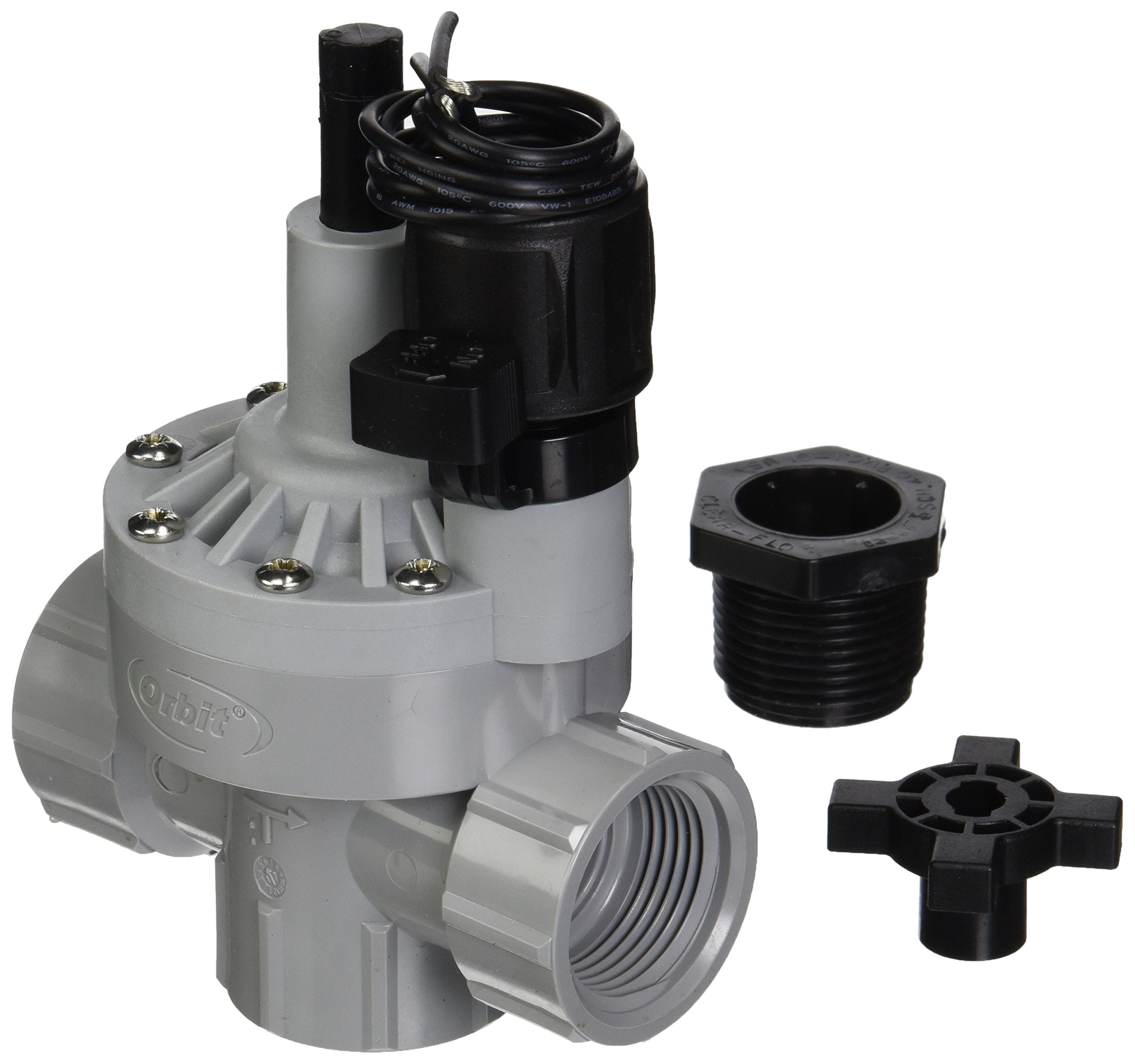 Orbit Sprinkler System EC36 1-Inch FNPT Auto Inline/Angle Valve WFC ...