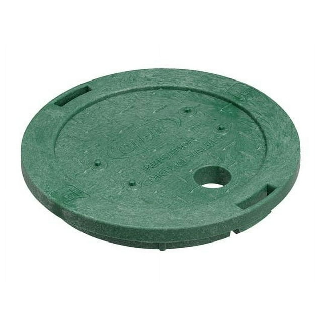 Orbit 6" Round Sprinkler Valve Box Lid, Durable Irrigation Cover, Green ...