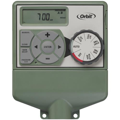 Orbit WaterMaster Dual Program Indoor Mount Sprinkler Timer 6 STAT ...