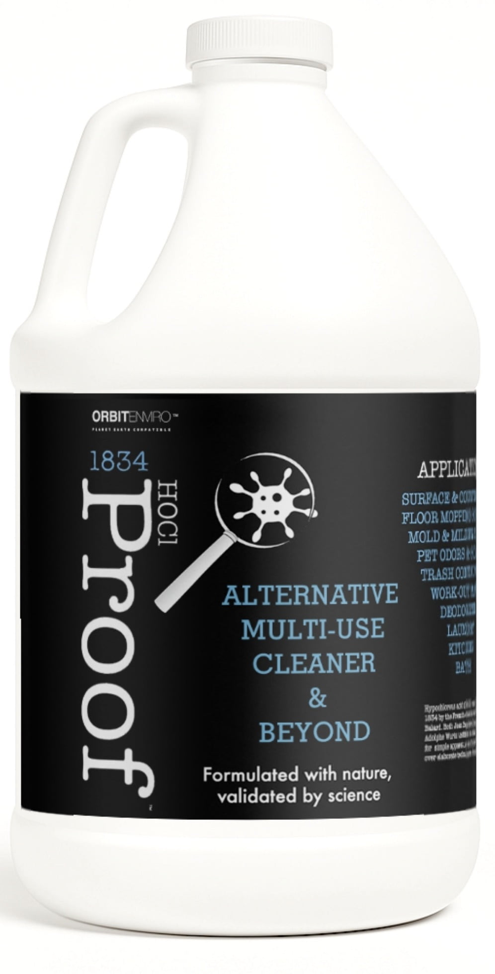 OrbitEnviro Hypochlorous Acid Cleaner 500 PPM Multi-Surface Cleaner for ...