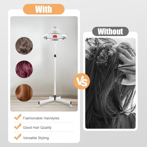 Orbiting Rotating Hair Processor,950W 110V Stand Hair Dryer,Salon Hair ...