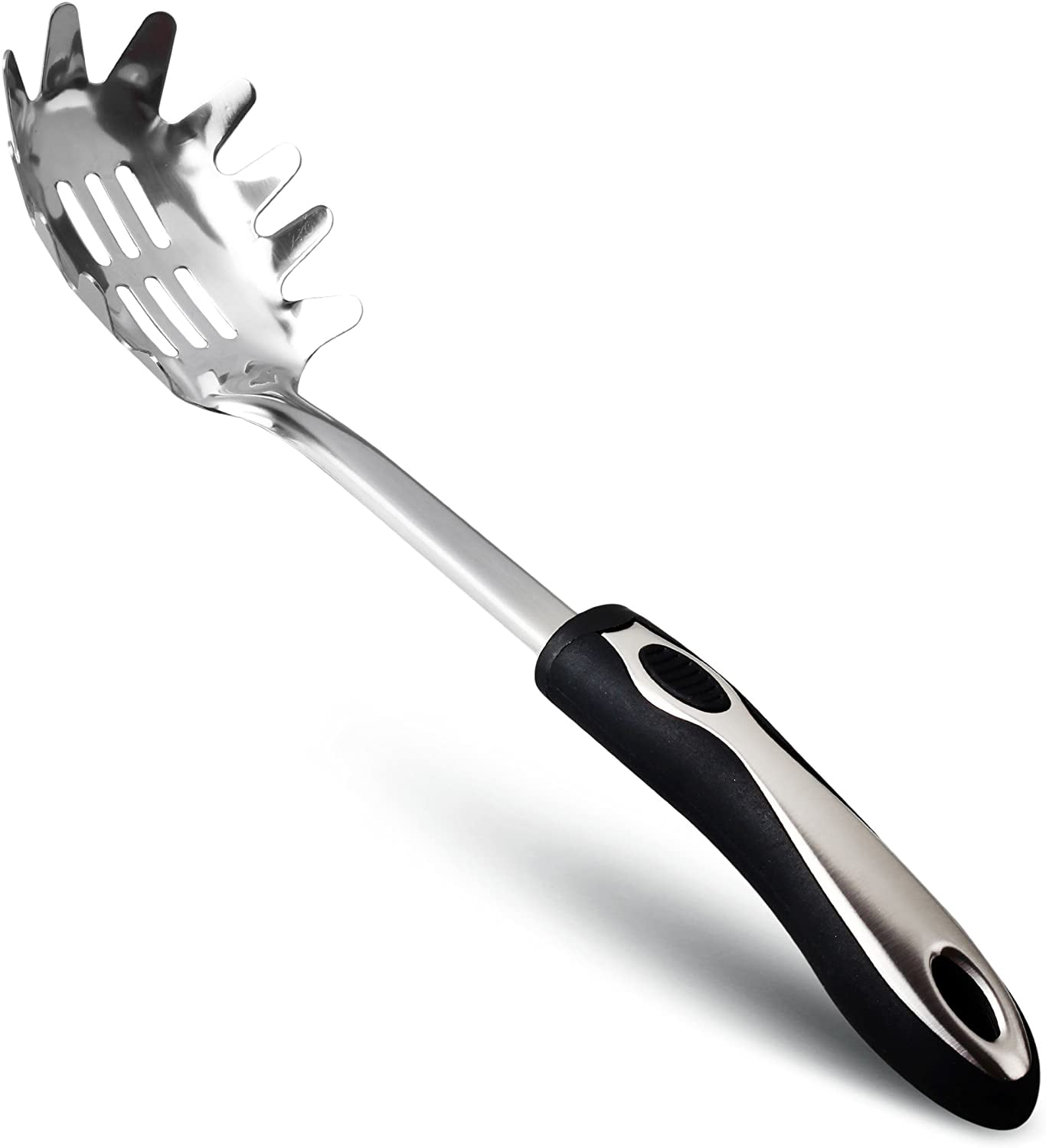 Orblue Stainless Steel Spaghetti Server, Slotted Pasta Server - Walmart.com
