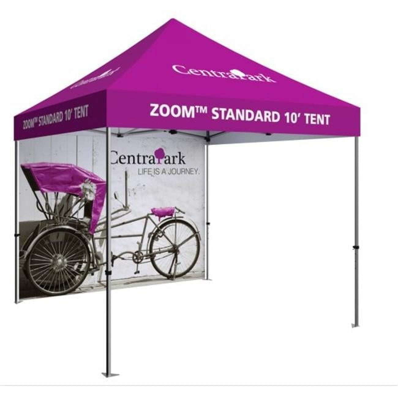 Orbus Zoom Economy & Standard 10 Popup Tent Full Wall - Red - Walmart.com