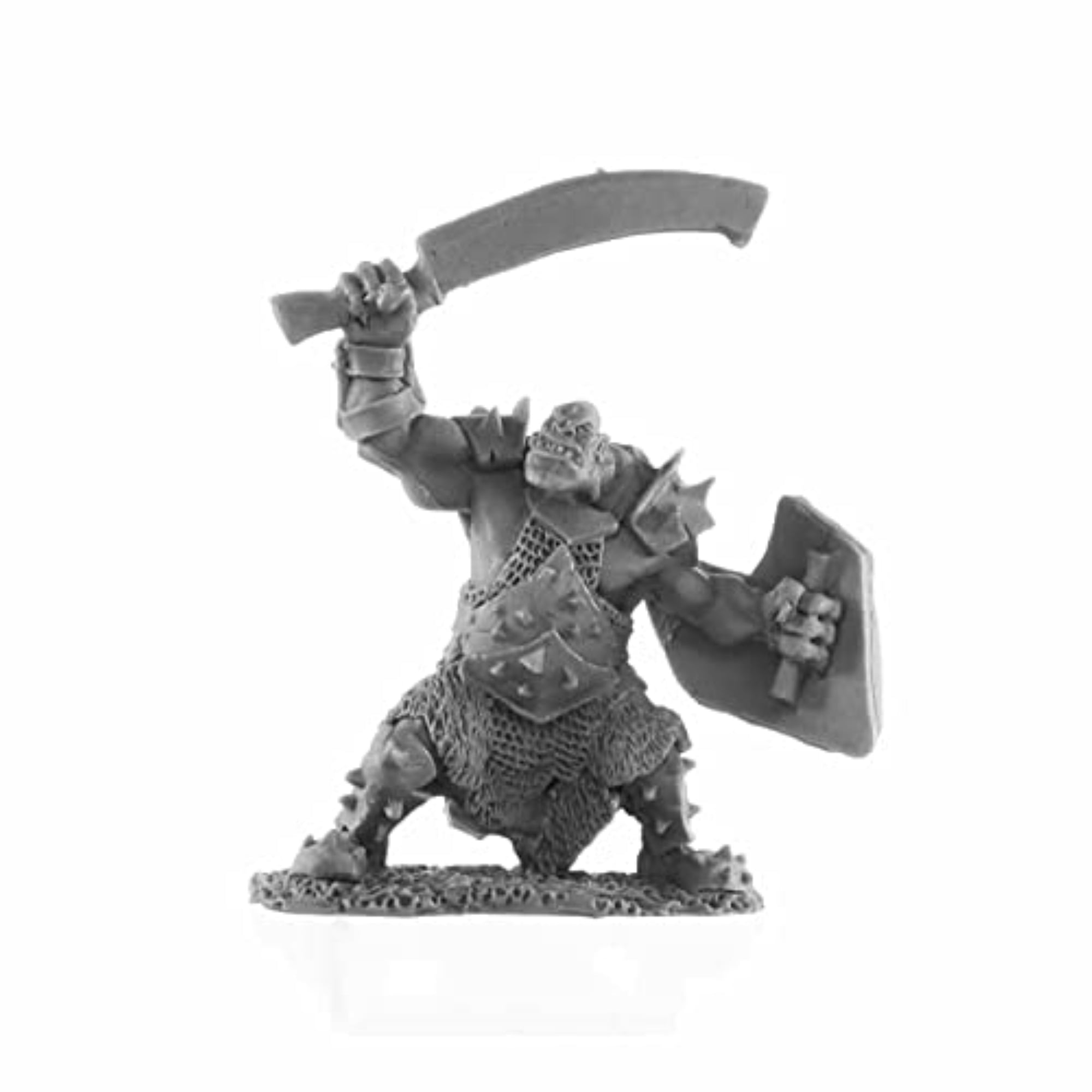 Orc Marauder Miniature Figure 25mm Heroic Scale Reaper Bones USA Reaper ...