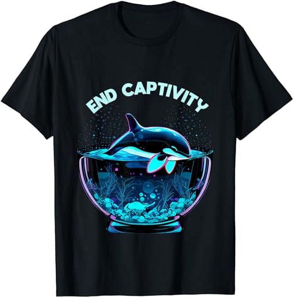 Orca End Captivity Free The Orcas Marine Protection Activist T-Shirt ...