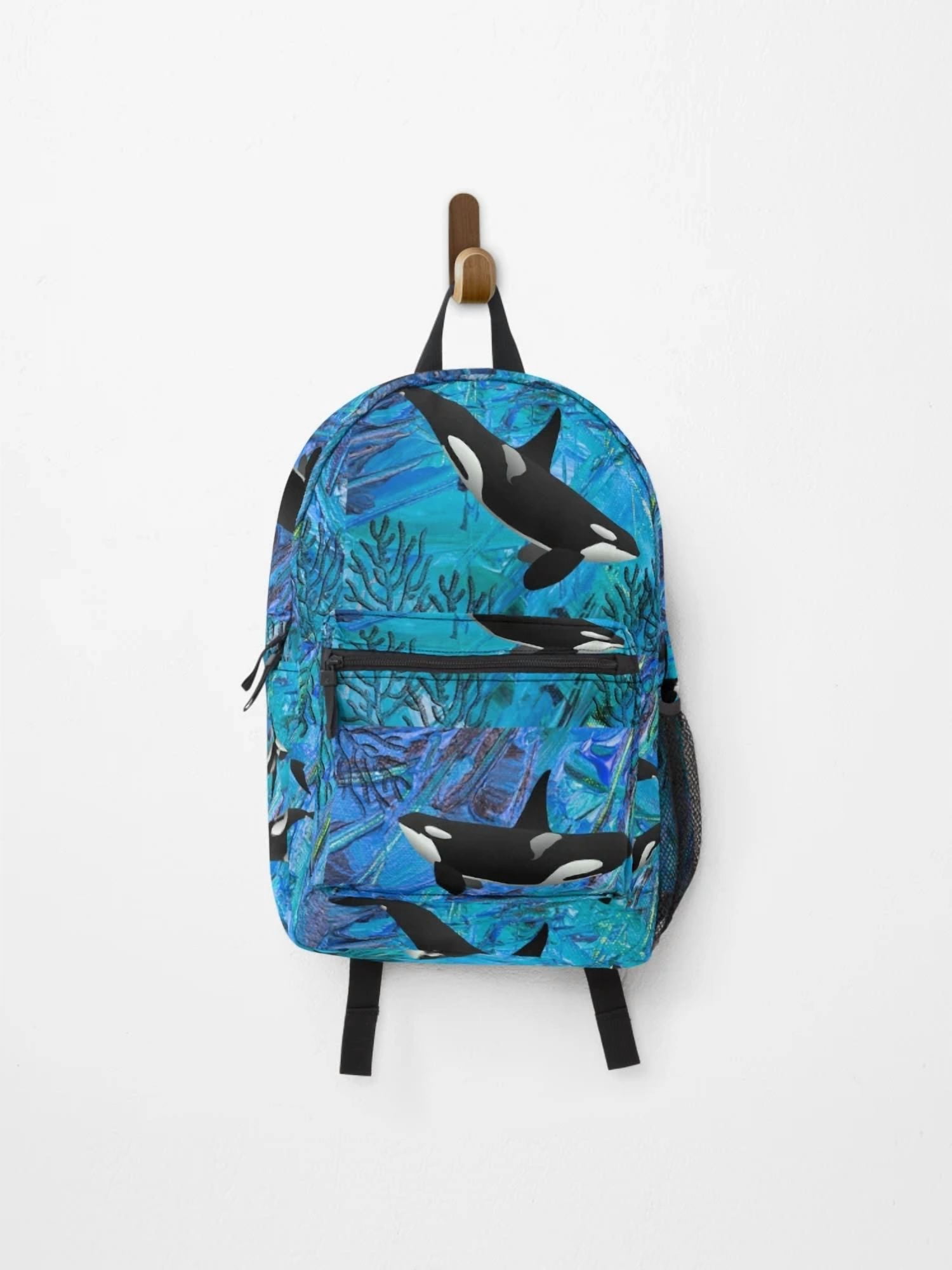 Orca Family Backpack, Orcas Backpacks, Sea Backpacks, Back To School ...