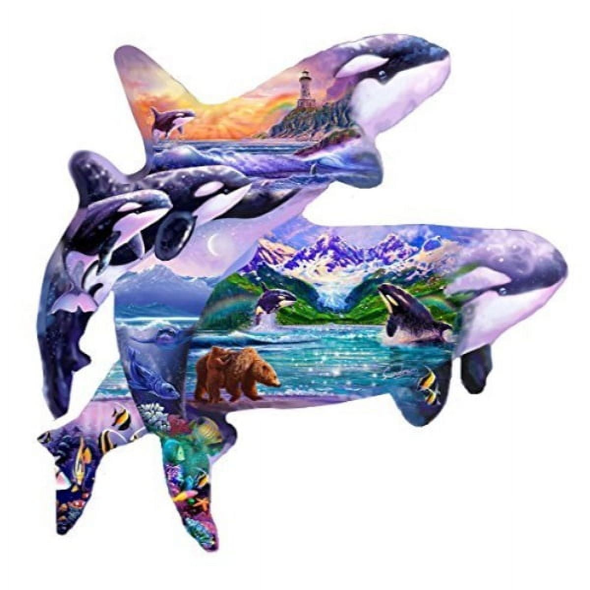 Orca Habitat Shaped Jigsaw Puzzle by SunsOut - Walmart.com