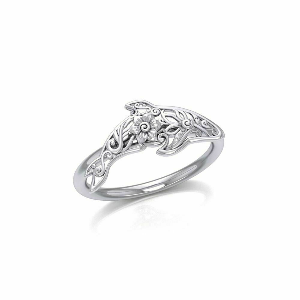 Orca Whale Filigree Ring 925 Sterling Silver Fine Animal Totem Ocean ...