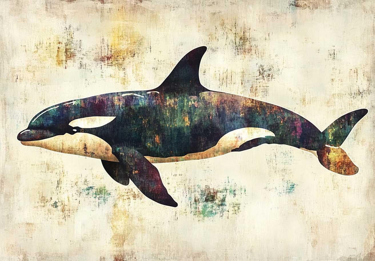 Orca Whale Watercolor Adult Educational Jigsaw Puzzles Puzzle Props ...