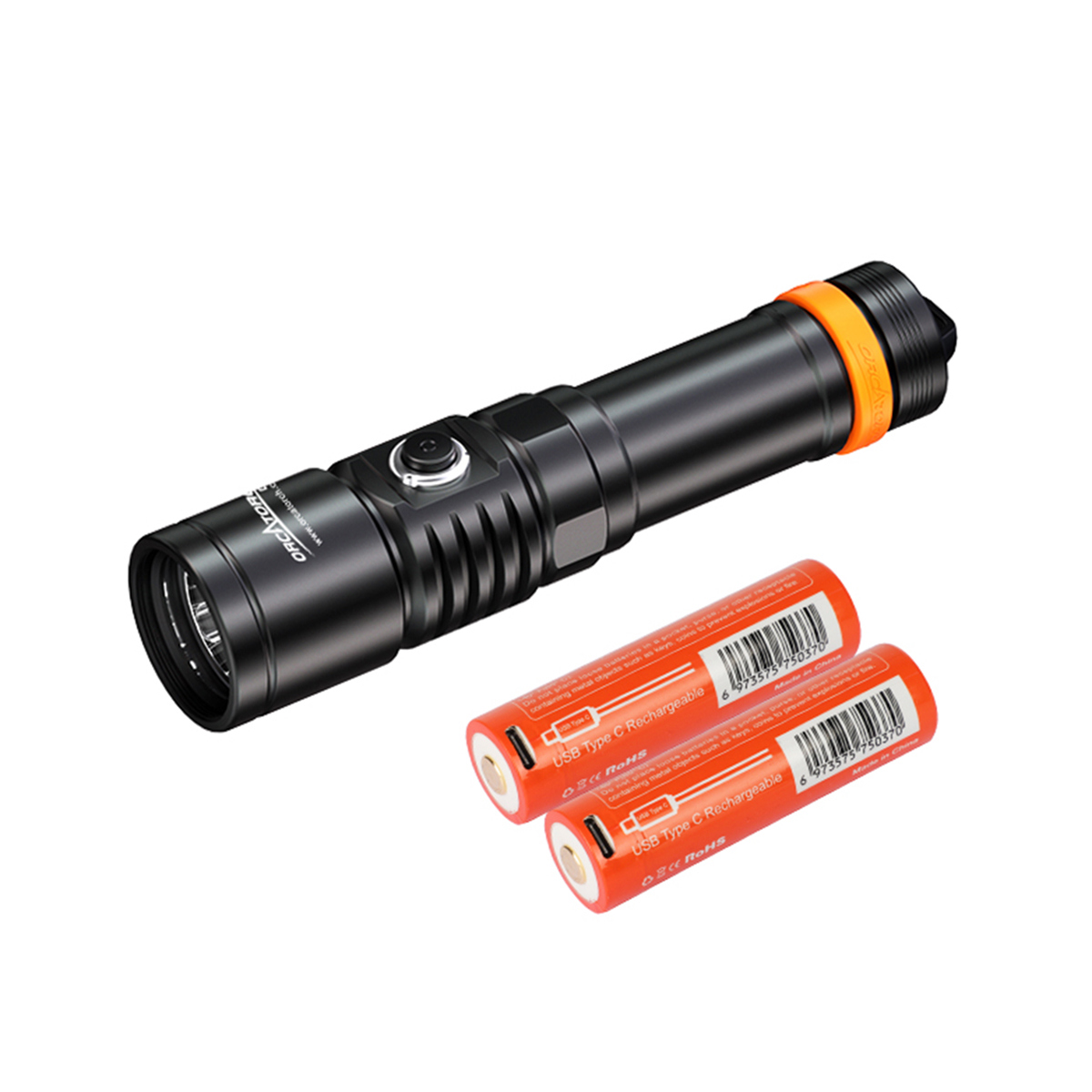 OrcaTorch D710 3000 Lumens Dive Light with 2 Batteries - Walmart.com
