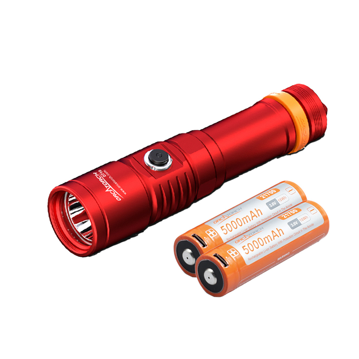 OrcaTorch D710 3000 Lumens Dive Light with 2 Batteries - Walmart.com