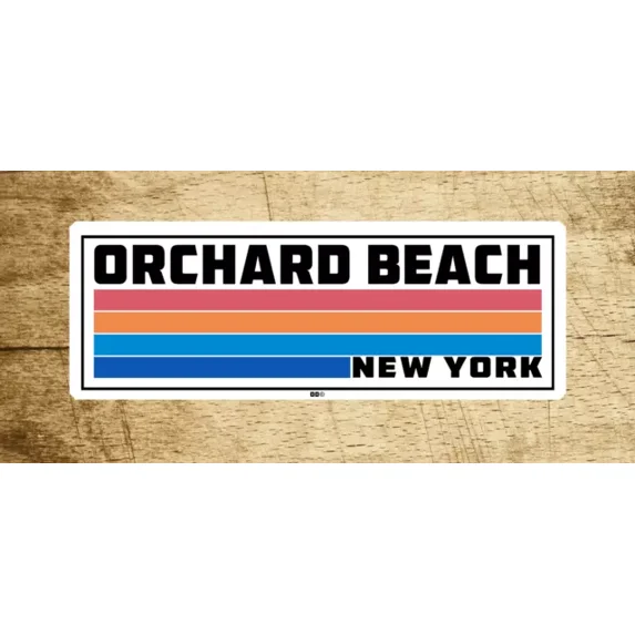 Orchard Beach New York Sticker Decal Sticker The Bronx Phone Decal ...